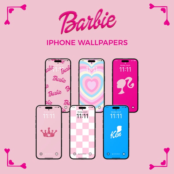 Barbie Lock Screen - Etsy Canada