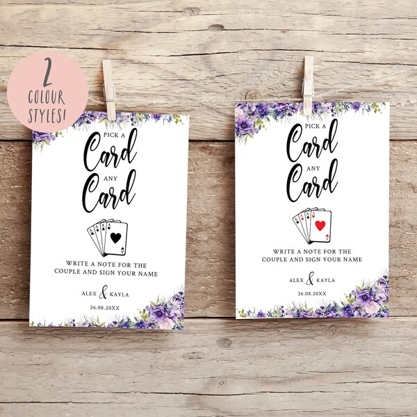 Lavender Guest Book - Etsy