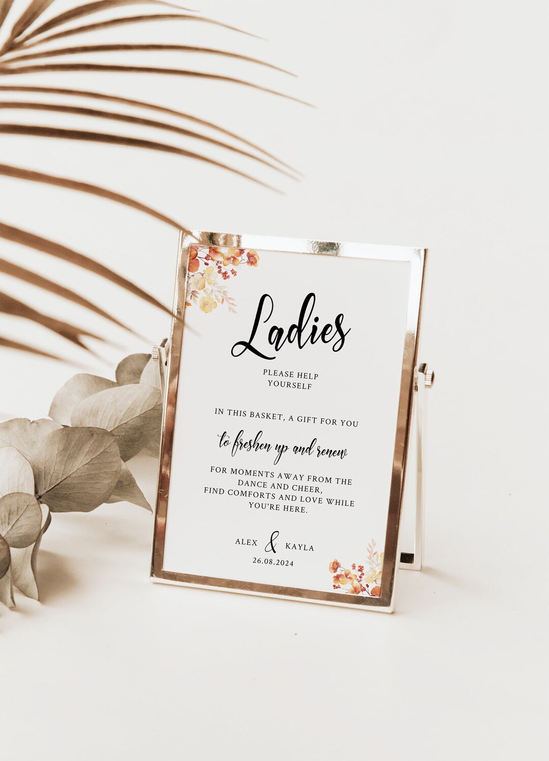 Wedding Toilet Basket Sign, Wedding Bathroom Sign, Ladies Gents Signs ...