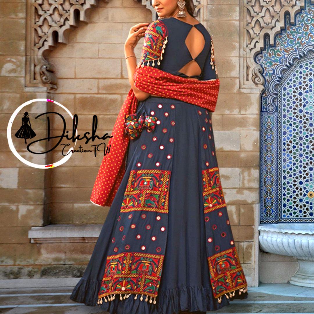 Navratri Chaniya Choli Indian Traditional Outfit Garba Night Garba ...