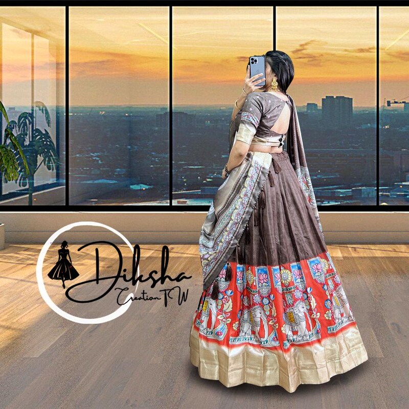 Buy Traditional Langa Voni Online In India - Etsy India