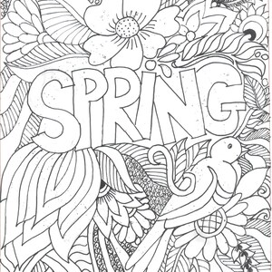 Doodle Abstract Colouring Kids Enjoyment - Etsy