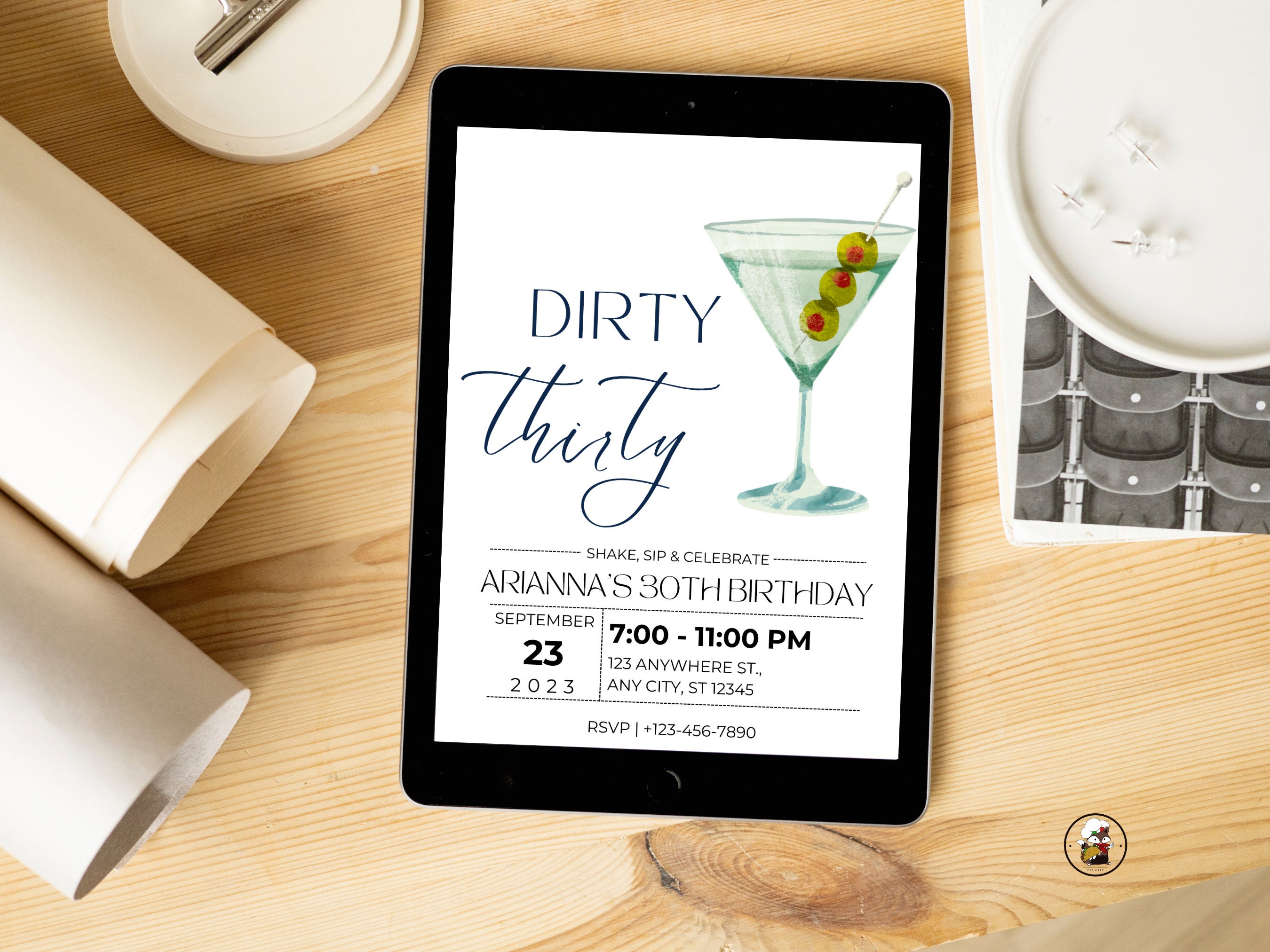Dirty Thirty Birthday Invitation, 30th Birthday Party Invitation - Etsy