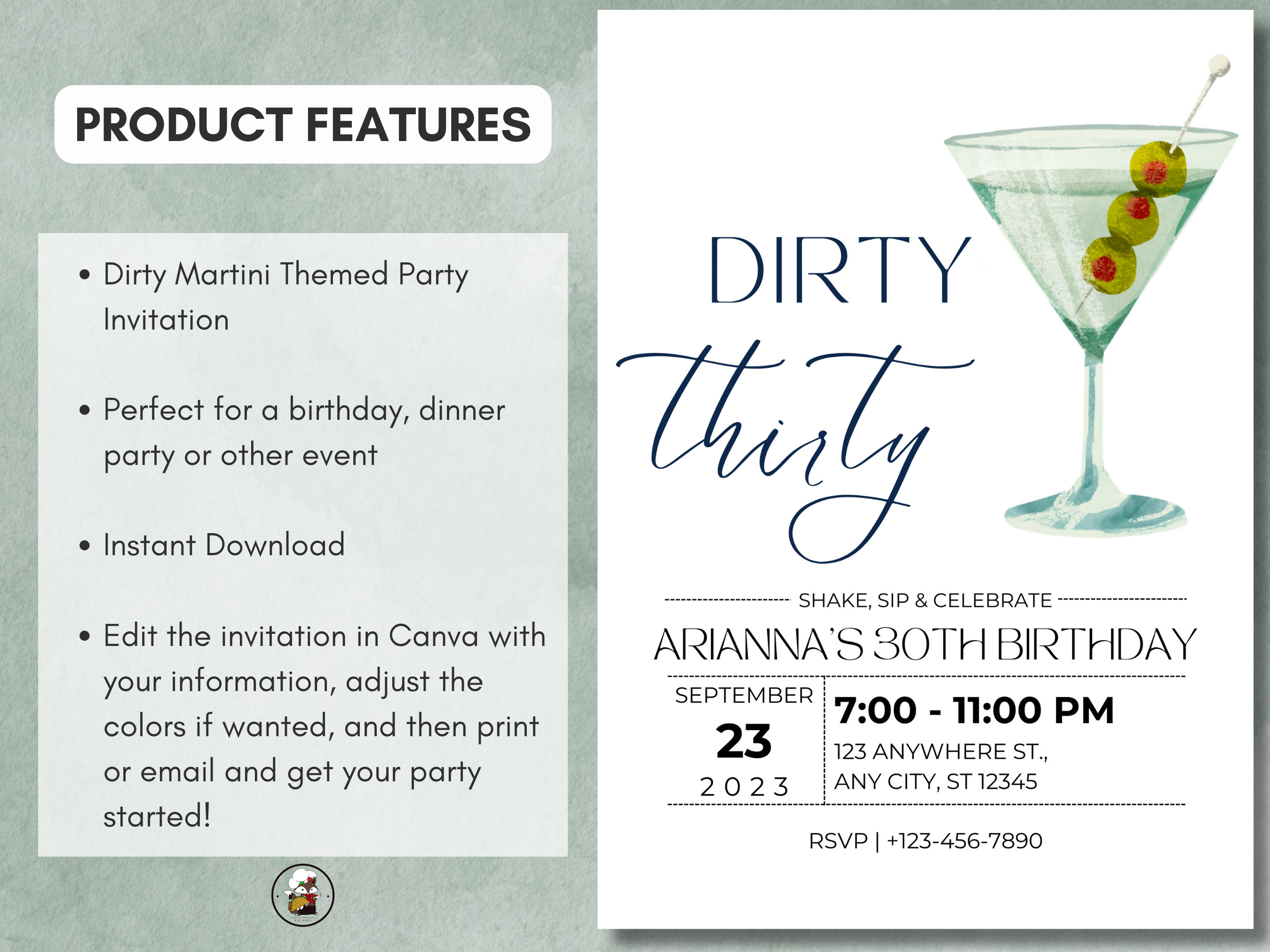 Dirty Thirty Birthday Invitation, 30th Birthday Party Invitation - Etsy