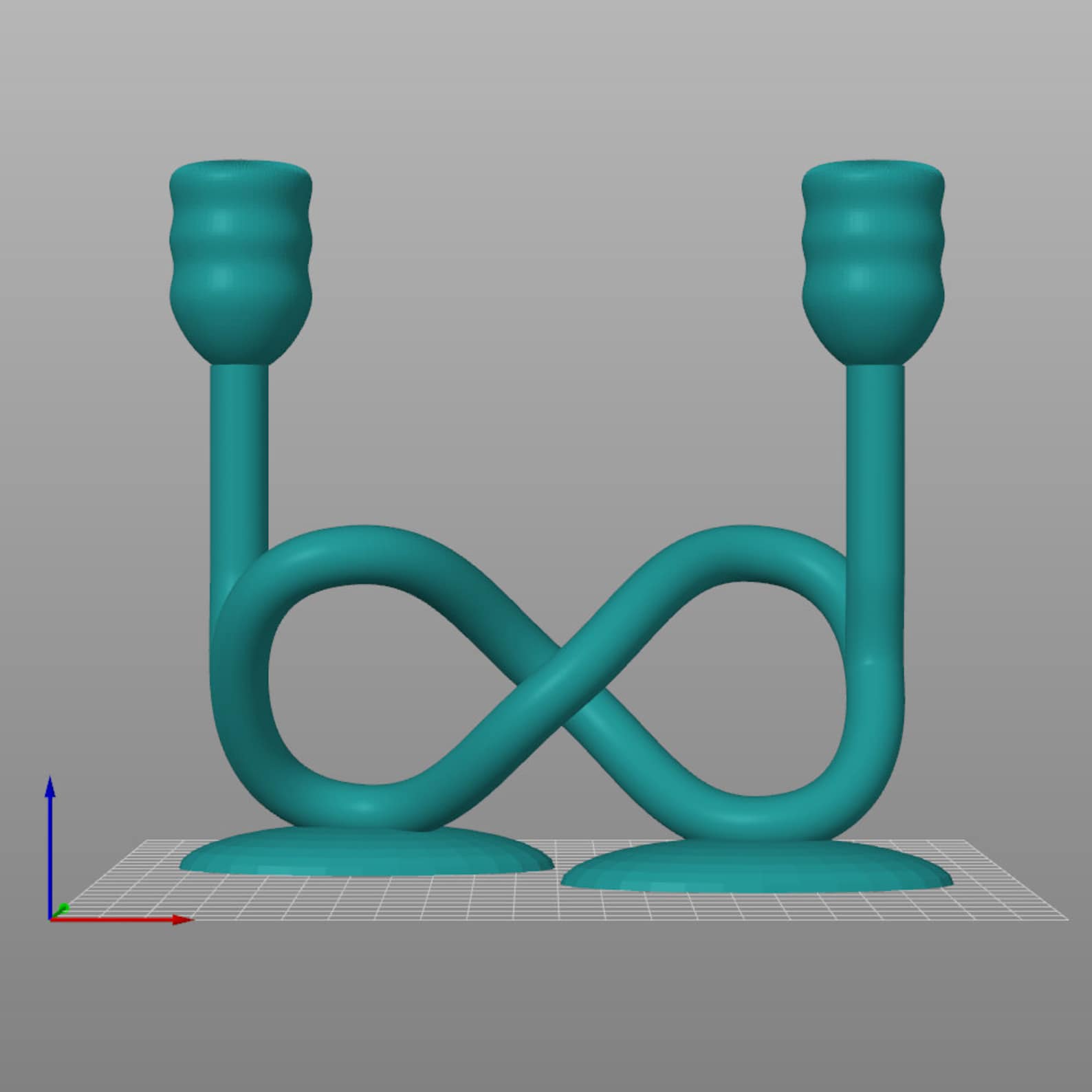 Infinity Candle Holder for IKEA JUBLA Candles (STL File) - Etsy