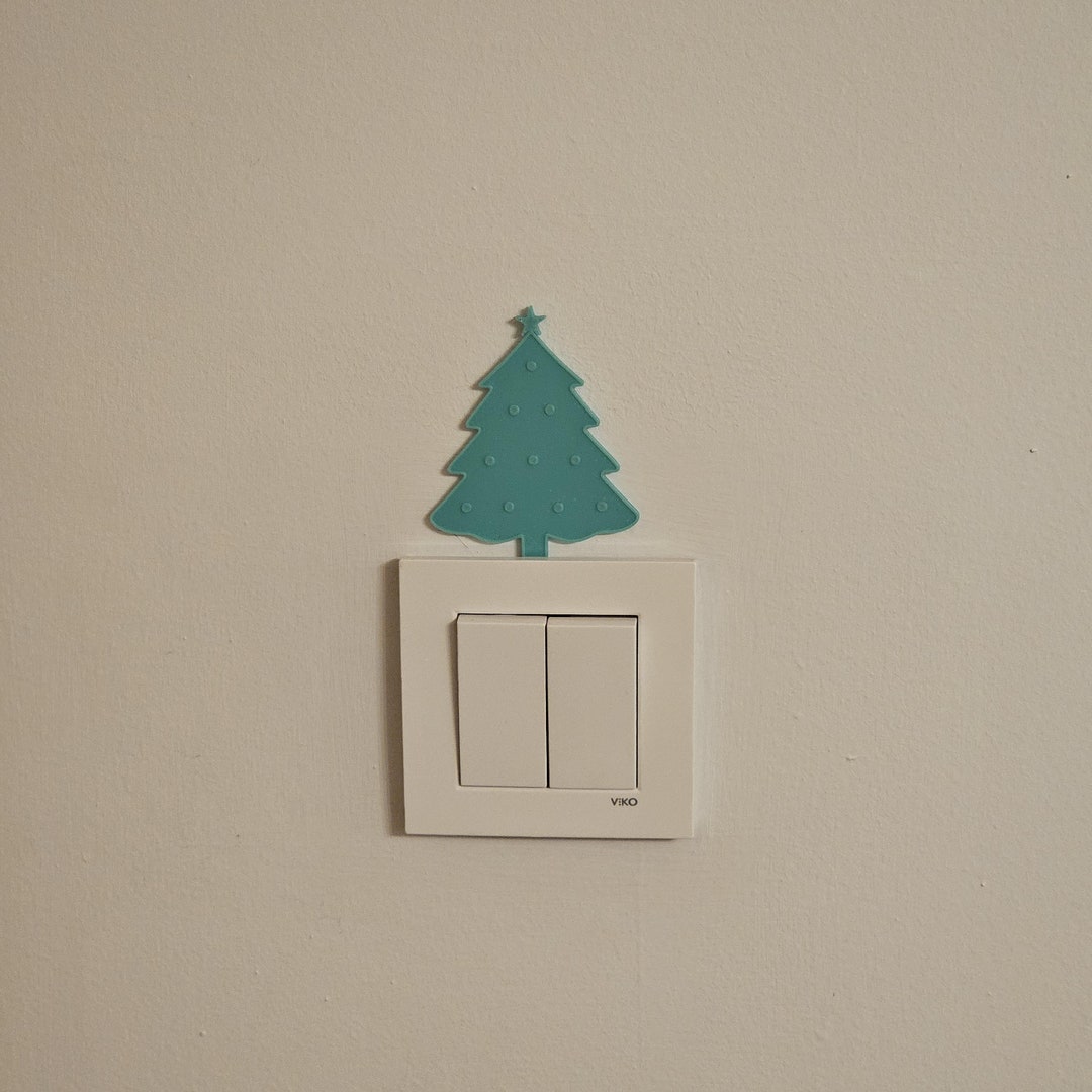 Christmas Tree Switch Frame Digital File Set Christmas Decor Switch ...