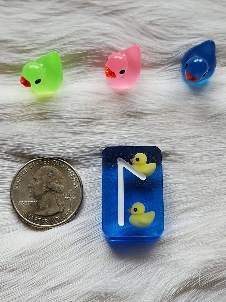 Rubber Ducky Resin Elder Futhark Rune Set | Divination | Homemade Runes ...