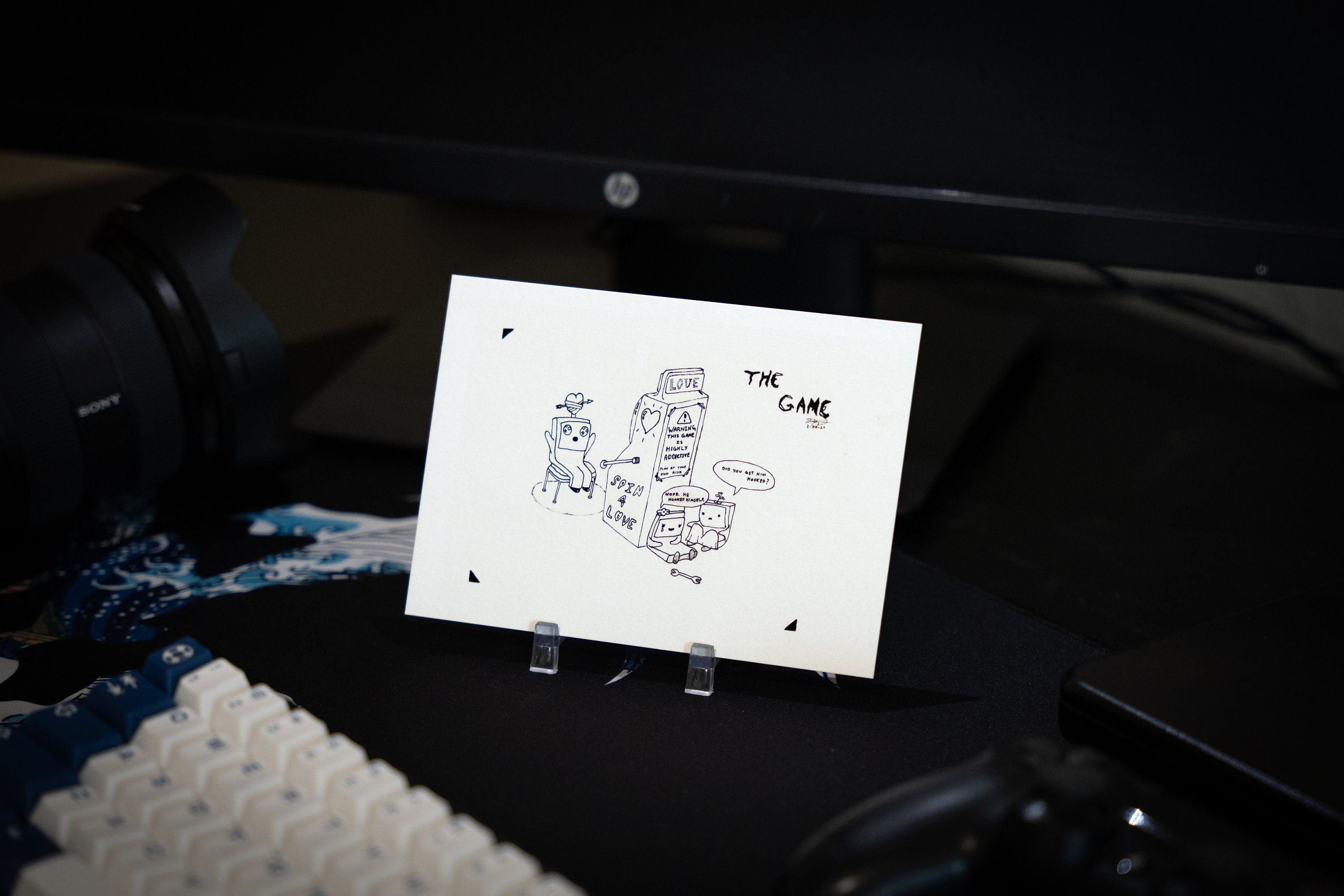 The Game ⸺ Postcard Art Print - Etsy