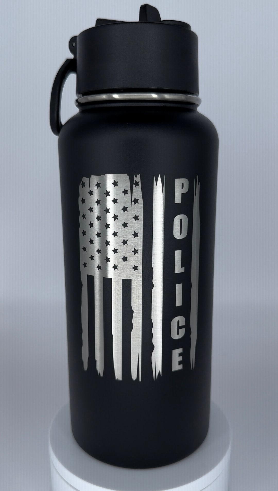32oz Police Water Bottle - Etsy