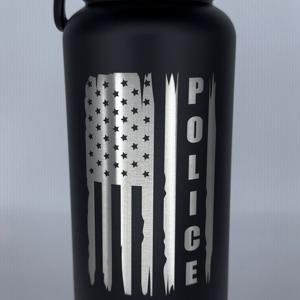 Police Water Bottle - Etsy