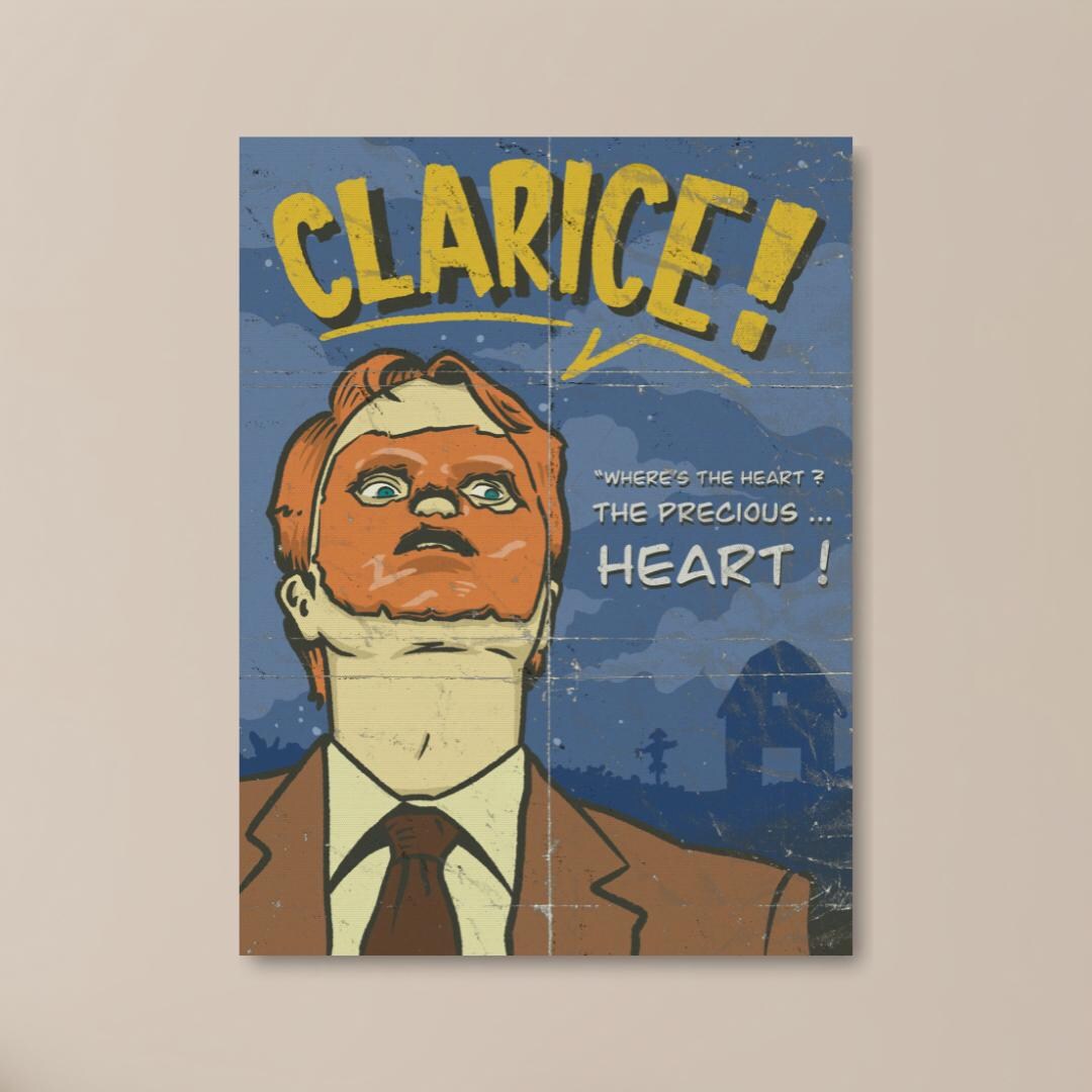 The Office: Dwight Mask CPR Clarice Wall Art Funny Dunder Mifflin Decor ...