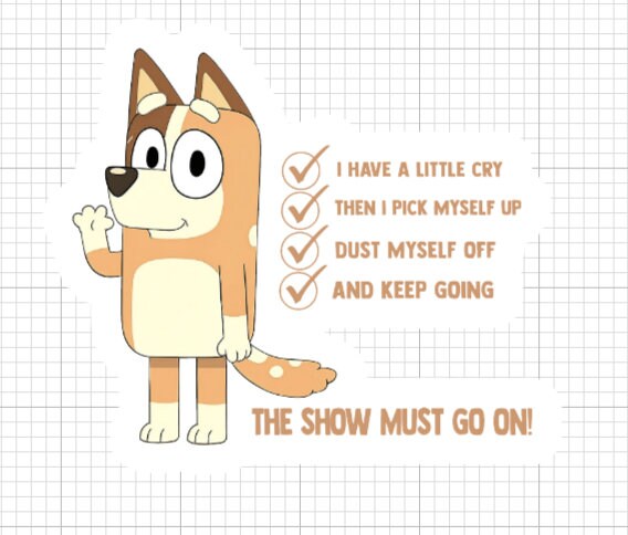 Bluey Checklist Stickers - Etsy