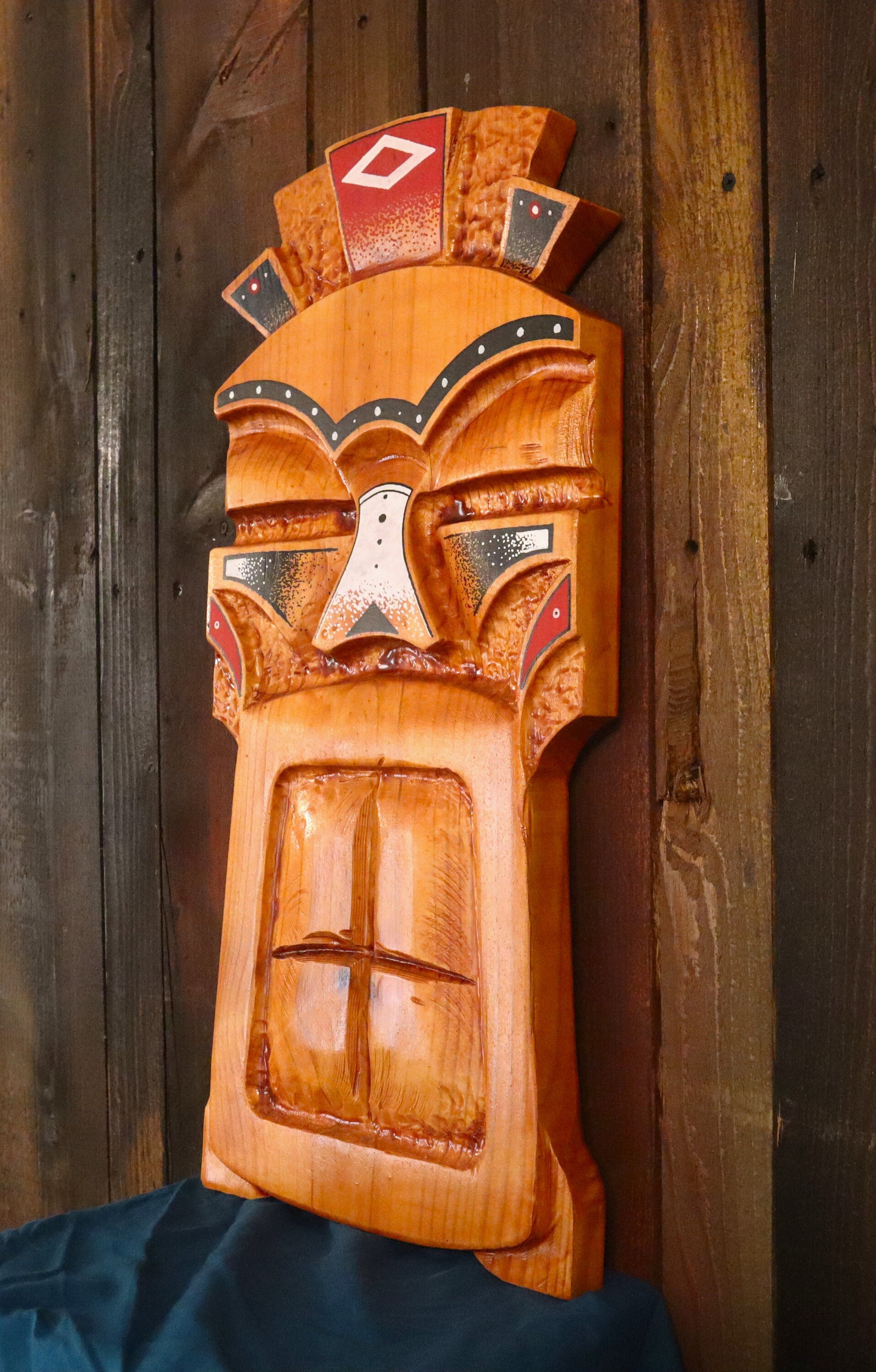 The ONLY Tiki Mask of It's Kind. Only One Made. Tiki Mask / Wall Art ...