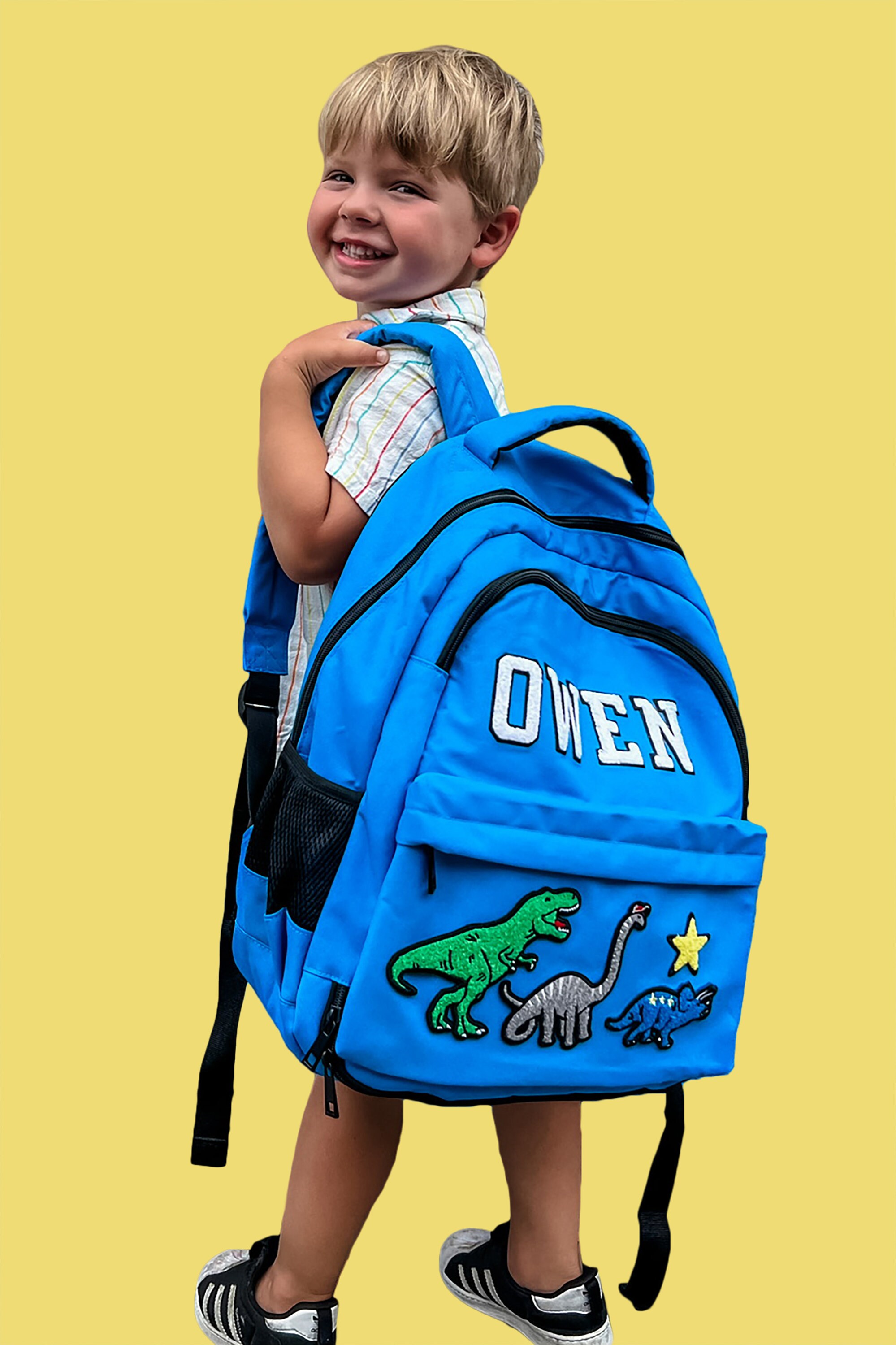 Custom Kids' Backpack Chenille Patches Personalized - Etsy