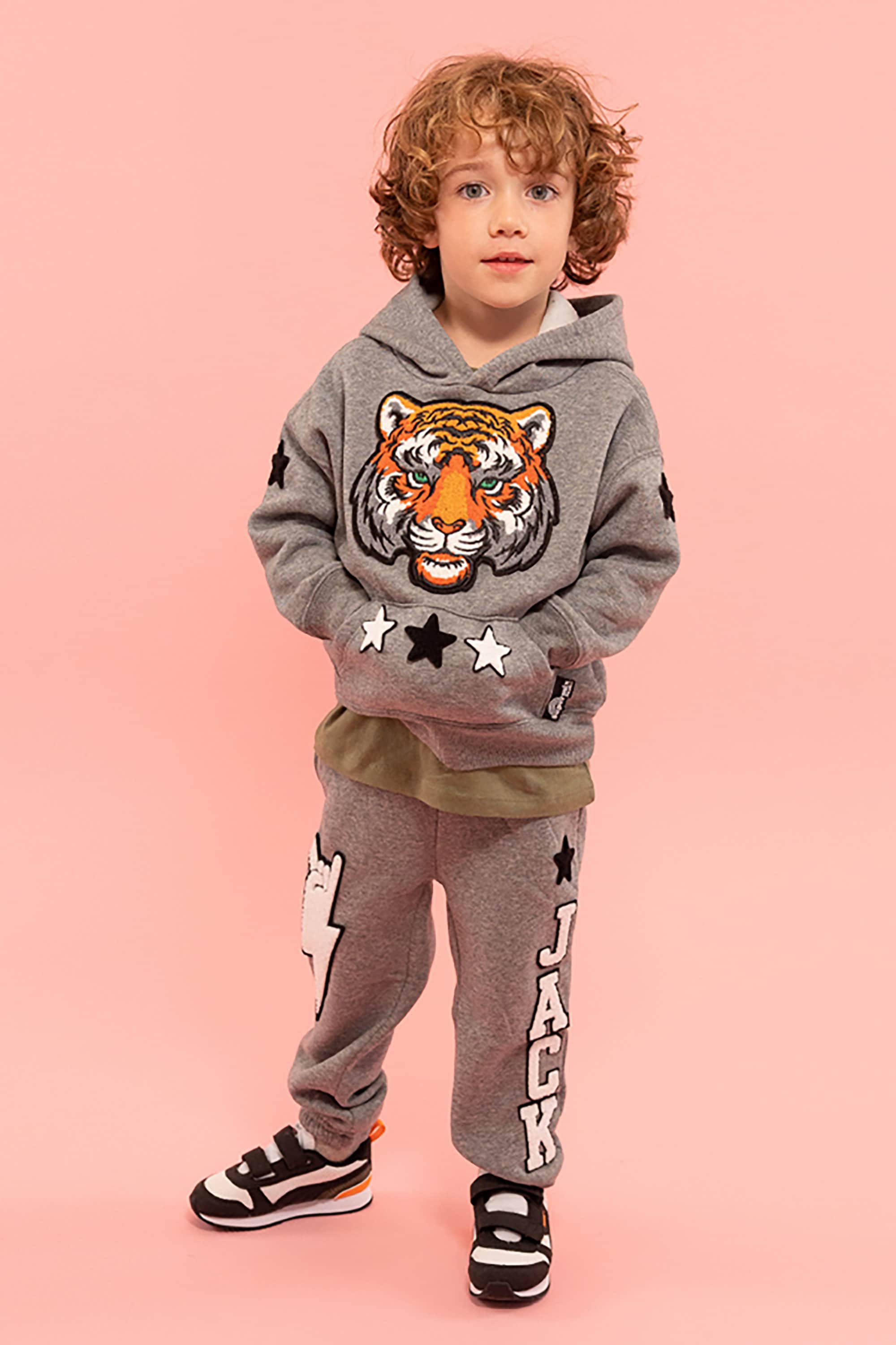 Custom Kids' Sweat Sets With Supersize Patches, Chenille Patches ...