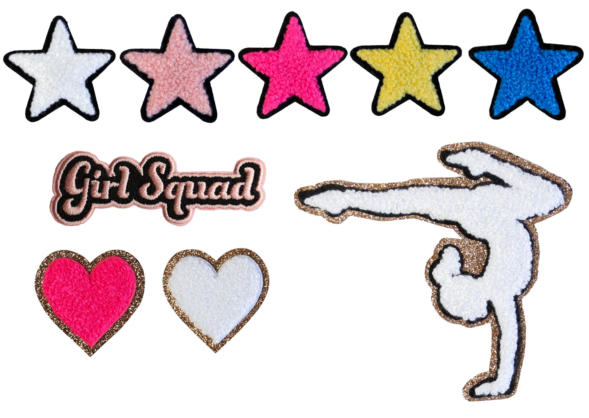 Custom Gymnastics / Team Hoodies With Chenille Patches - Etsy