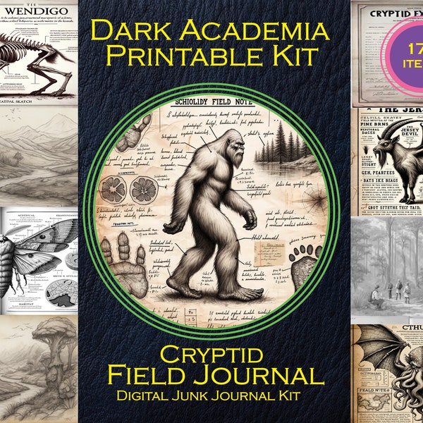 Cryptid Journal - Etsy