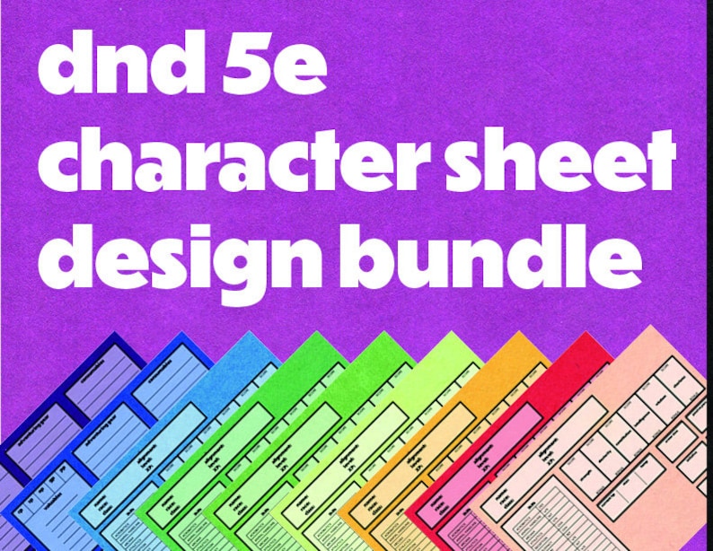 Personalized 5e Character Sheet and Campaign Journal for Dnd - Etsy