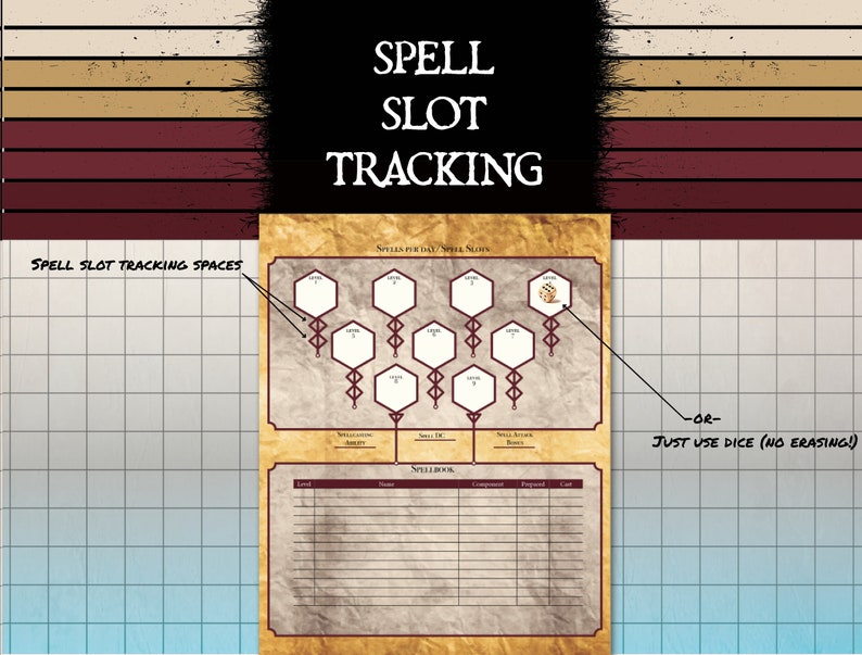 Dnd Character Sheet 5e Printable Accessory - Etsy