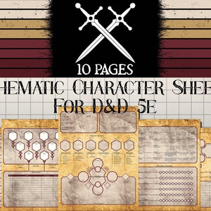 Dnd Character Sheet 5e Printable Accessory - Etsy