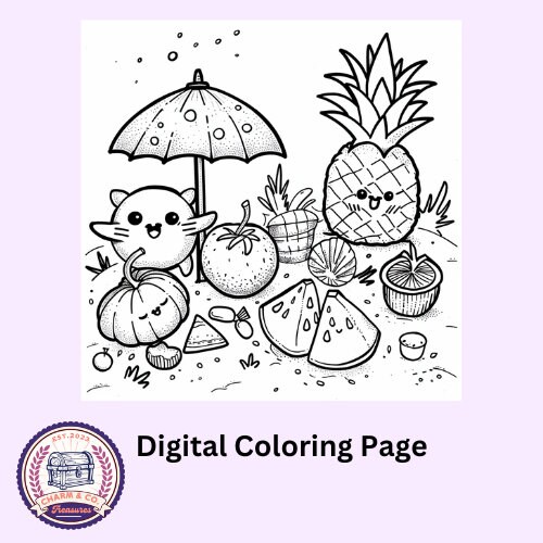 Kawaii Digital Coloring Pages | Adorable Kawaii Digital Coloring Pages ...