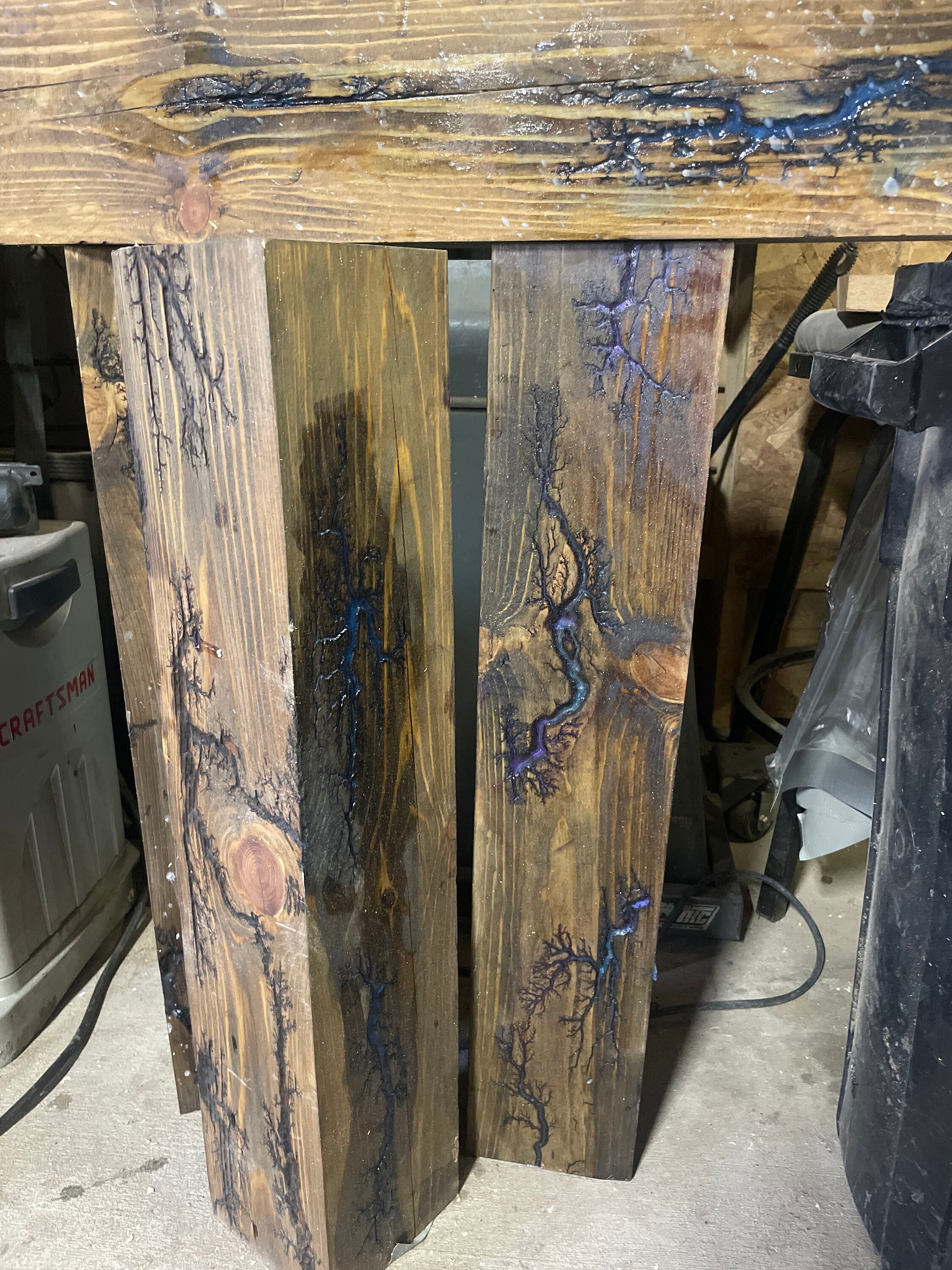 Live Edge Fractal Burned Art - Etsy