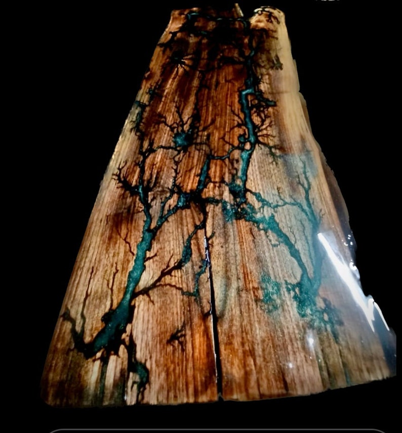Live Edge Fractal Burned Art - Etsy