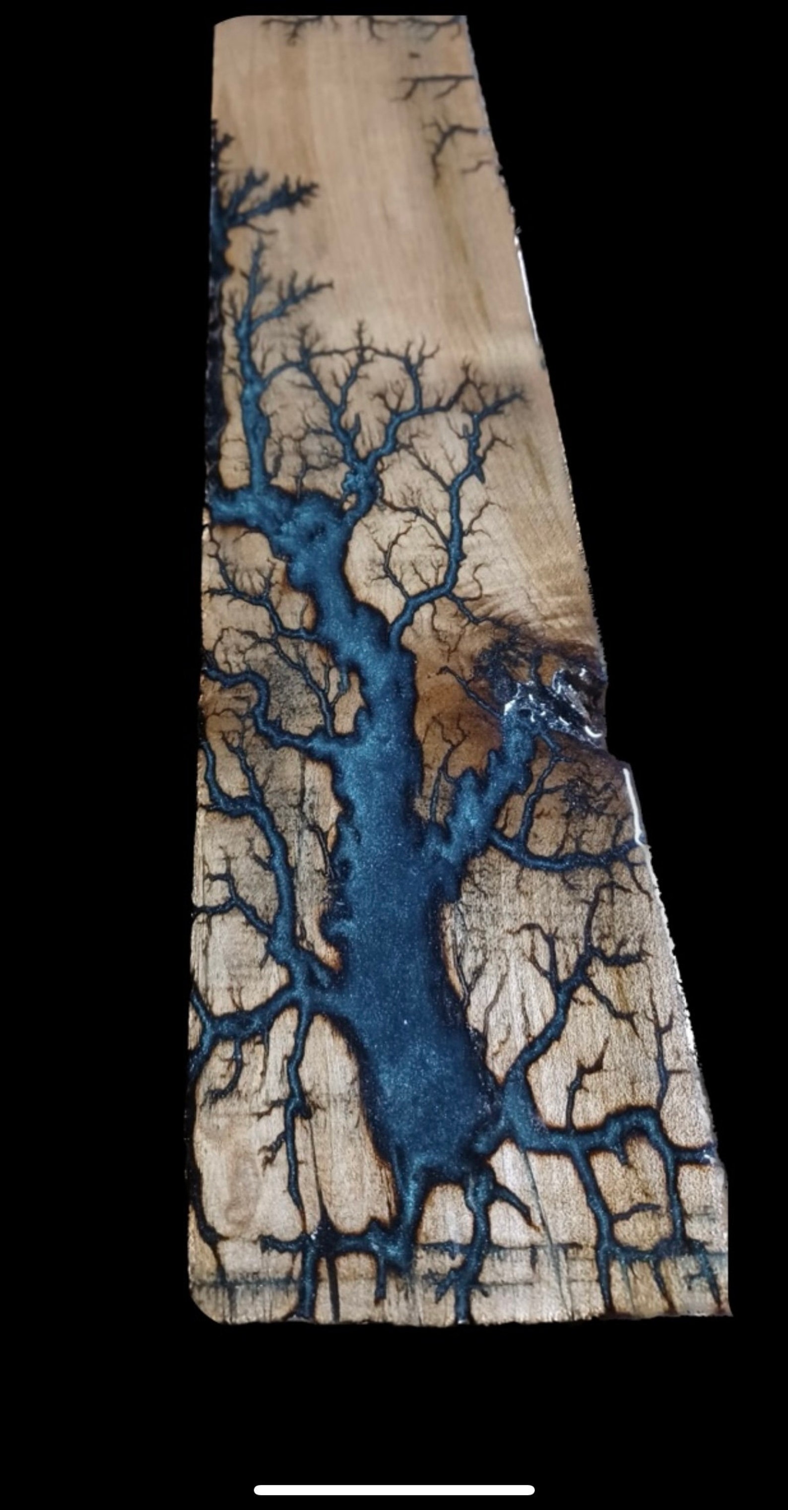 Live Edge Fractal Burned Art - Etsy
