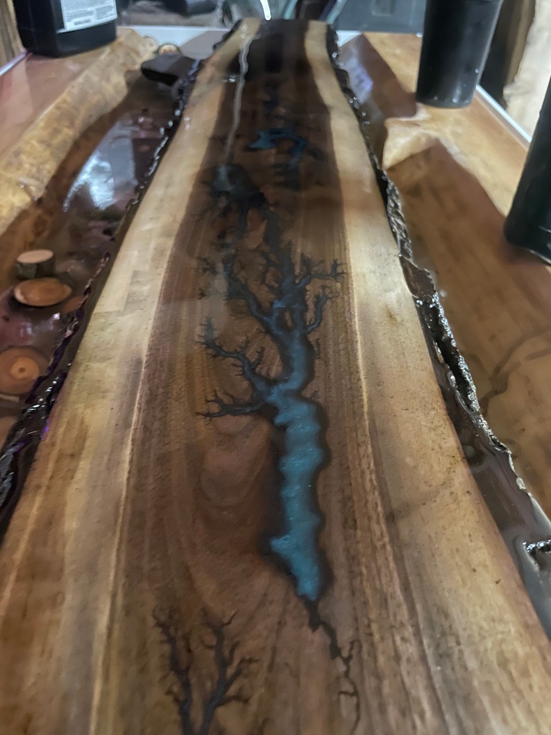 Live Edge Fractal Burned Art - Etsy