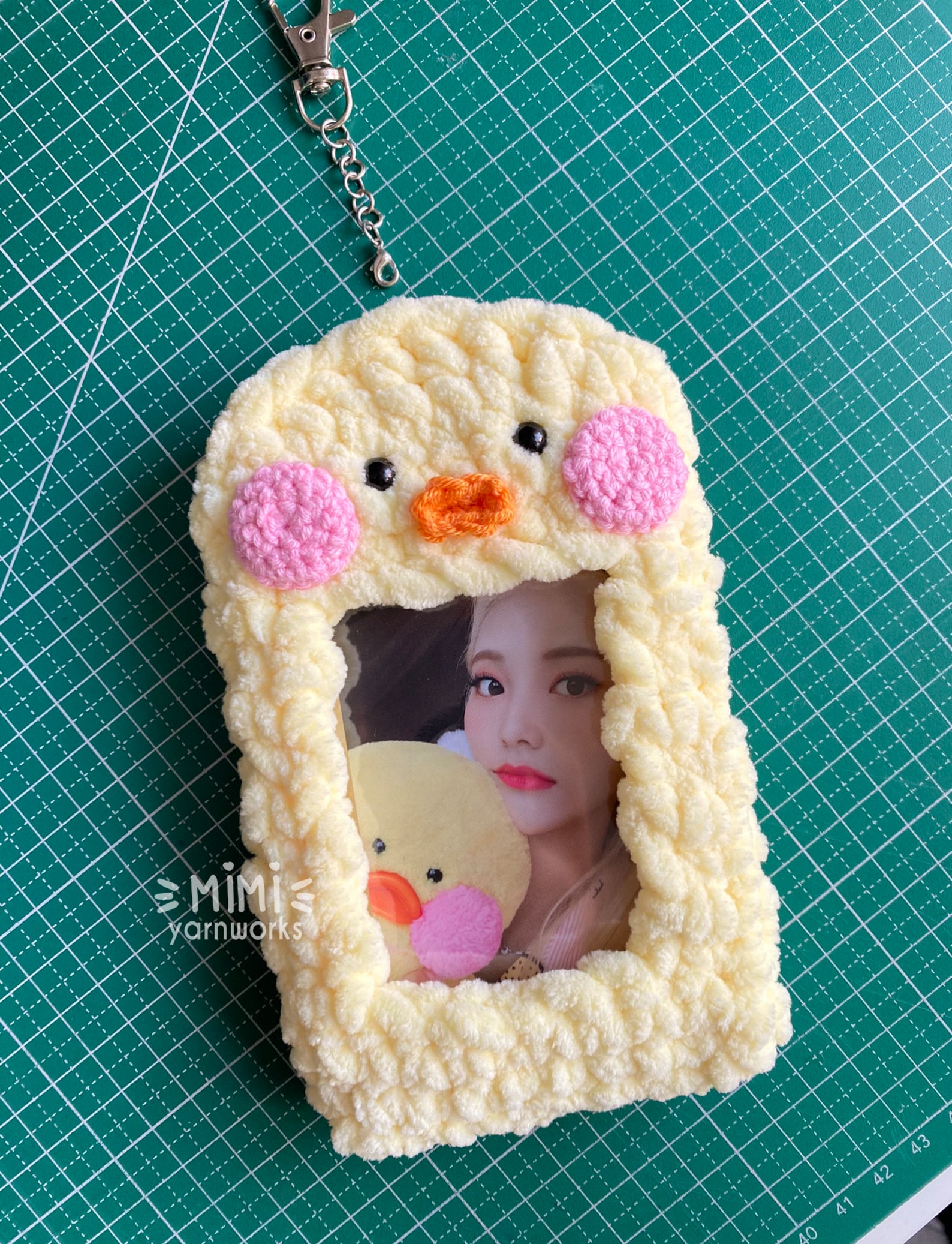 Cute Crochet Kpop Photocard Holder / Bunny Duck Frog K-pop Pc Holder ...