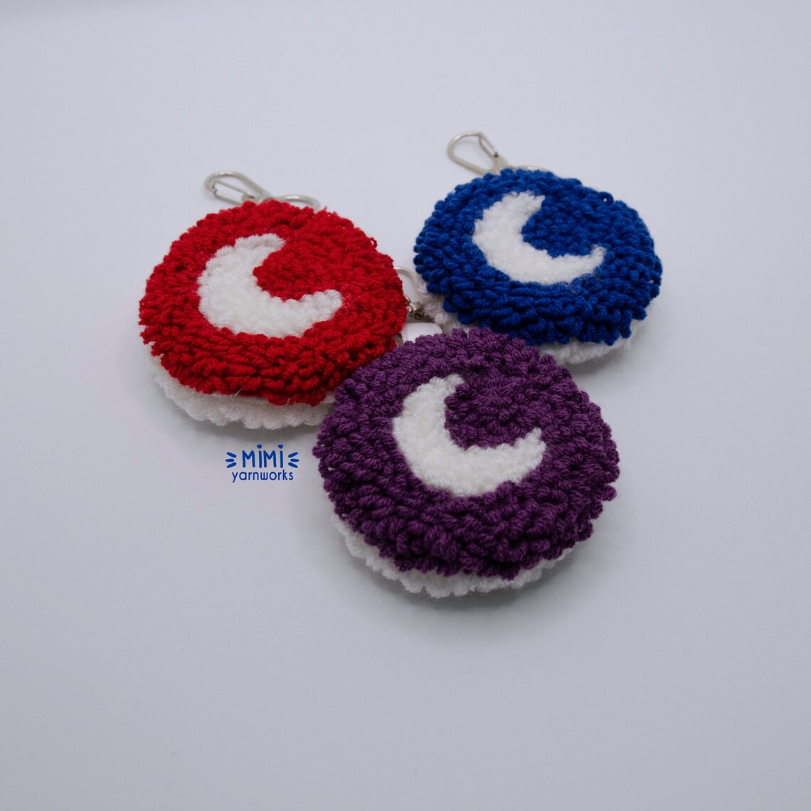 LOONA Themed Handmade Moon Keychain Colorful Kpop Keychain Tufted With ...