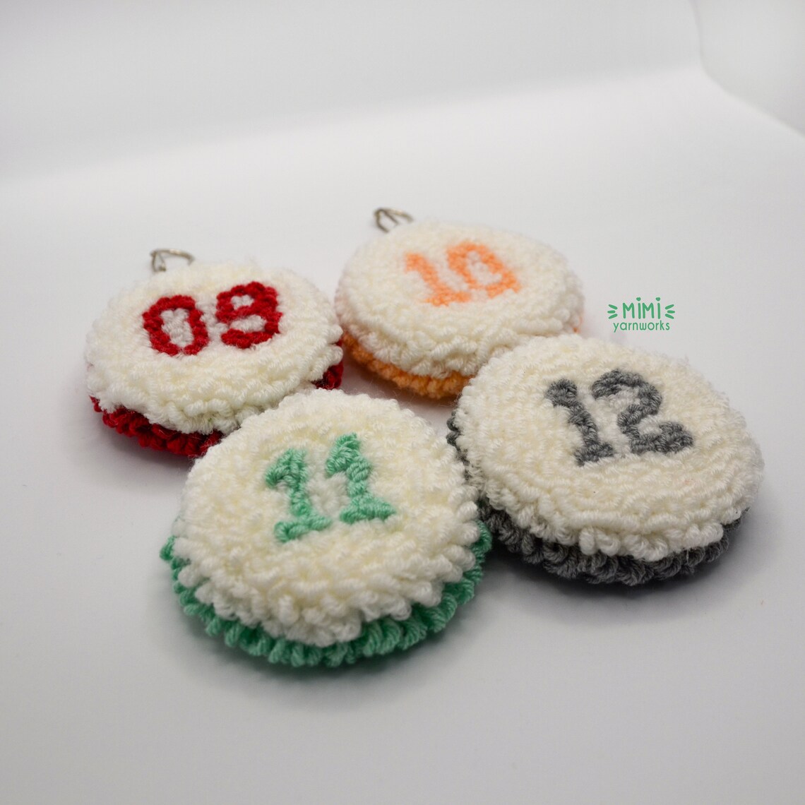 LOONA Themed Handmade Moon Keychain Colorful Kpop Keychain Tufted With ...