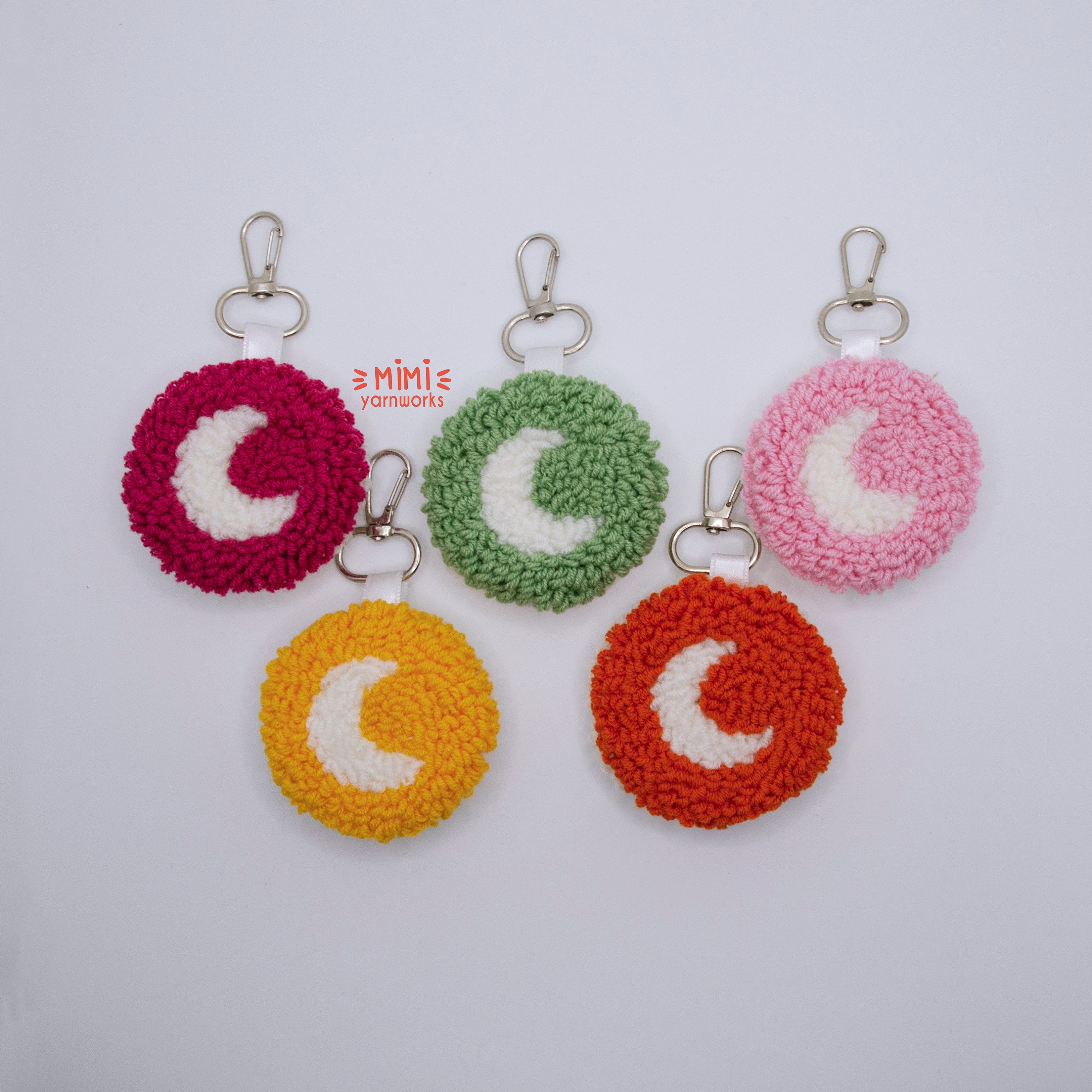 LOONA Themed Handmade Moon Keychain Colorful Kpop Keychain Tufted With ...
