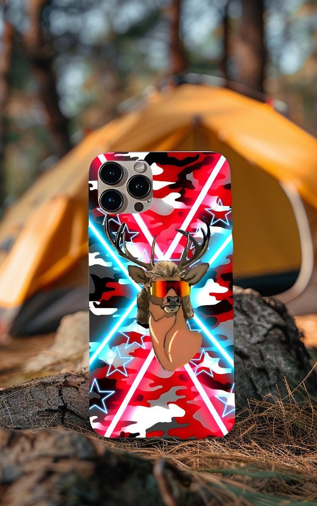 Redneck Vibes Magsafe Tough iPhone Case, Country Deerhead Mullet Phone ...