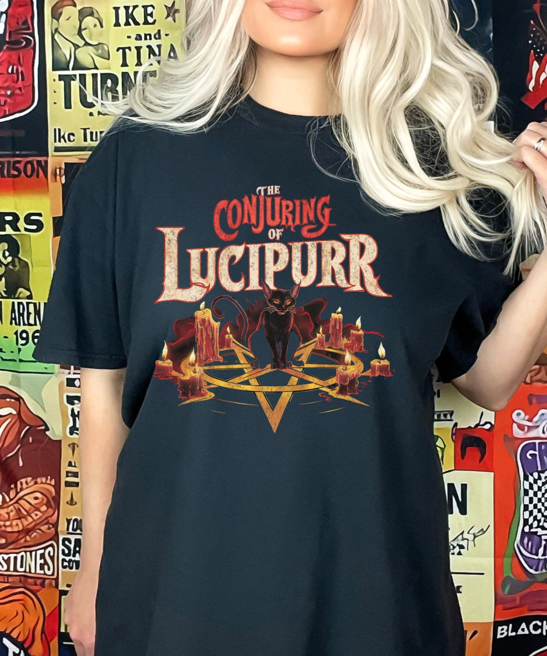 The Conjuring of Lucipurr Shirt, Halloween Cat Tshirt, Alternative ...