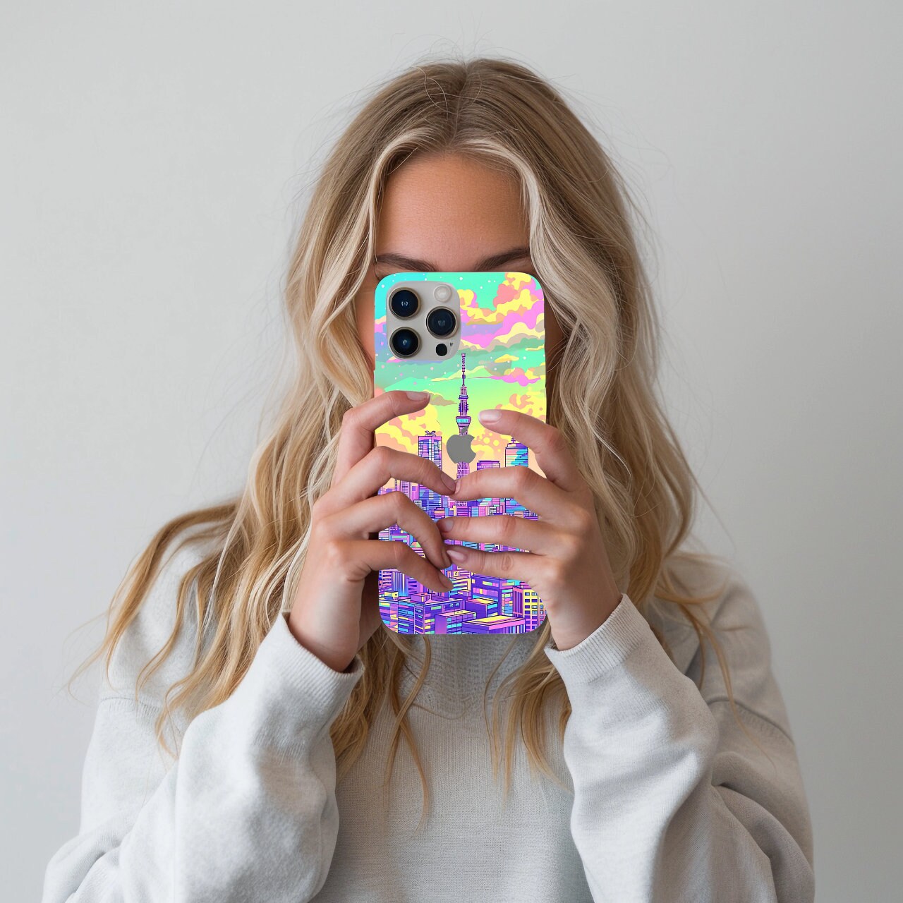 Tokyo Japan Skyline Tough Case, Vaporwave iPhone Case, Travel Galaxy ...