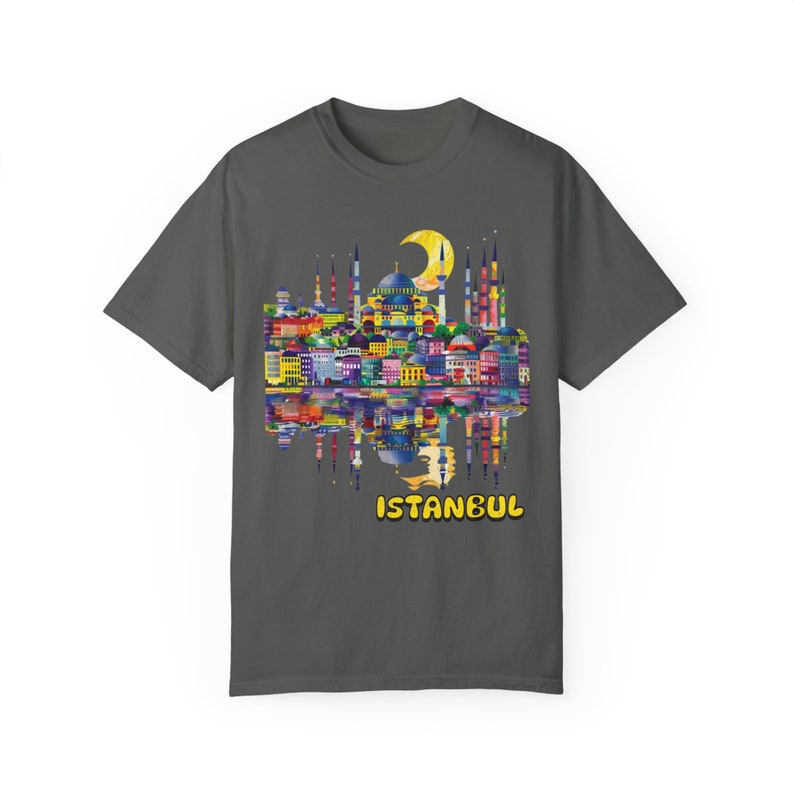 Istanbul Pop Art Shirt, Turkish Tshirt, Travel T-shirt, Vacation Tee ...