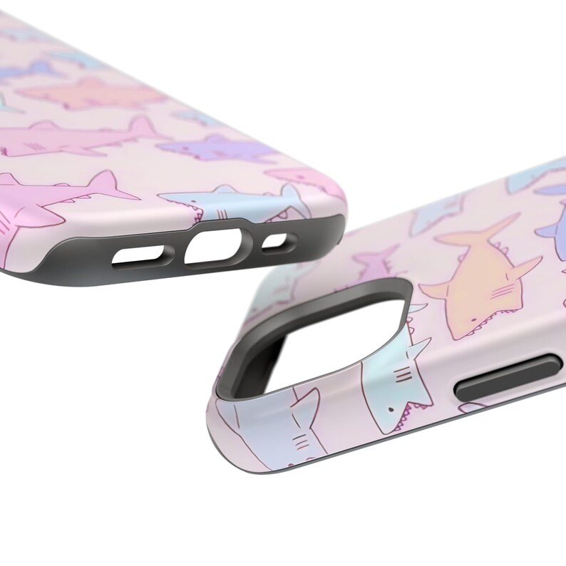 Kawaii Shark Magsafe Phone Case, Soft Grunge iPhone Case, E-girl ...
