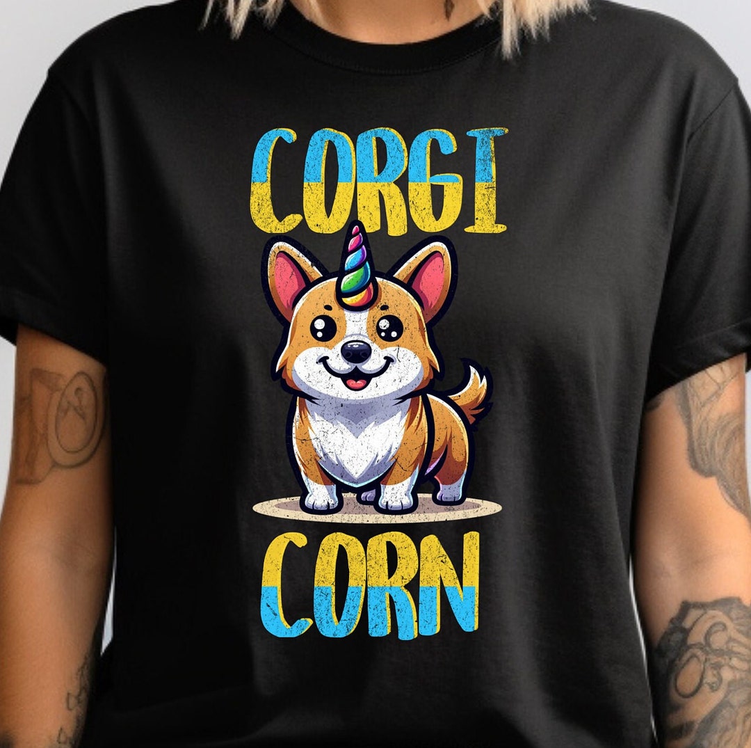 Corgi Corn Shirt Corgi Butt Tshirt Corgi Mama T-shirt Cute Dog Tee Dog ...