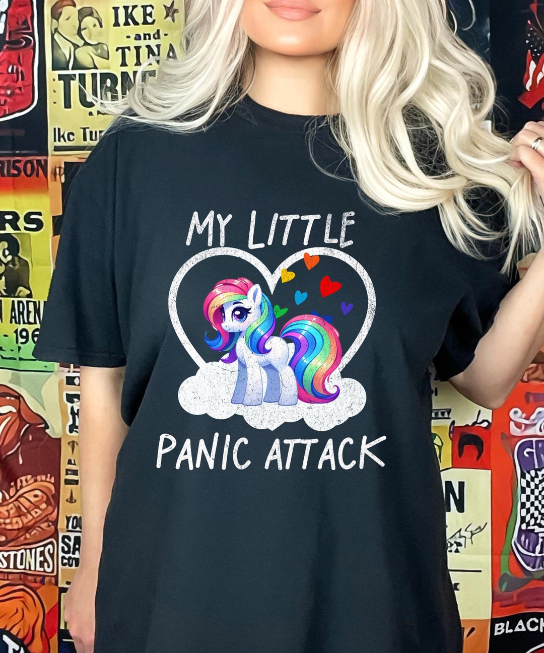 My Little Pony Inspired Shirt, Ironic Tshirt, Funny Graphic T-shirt ...