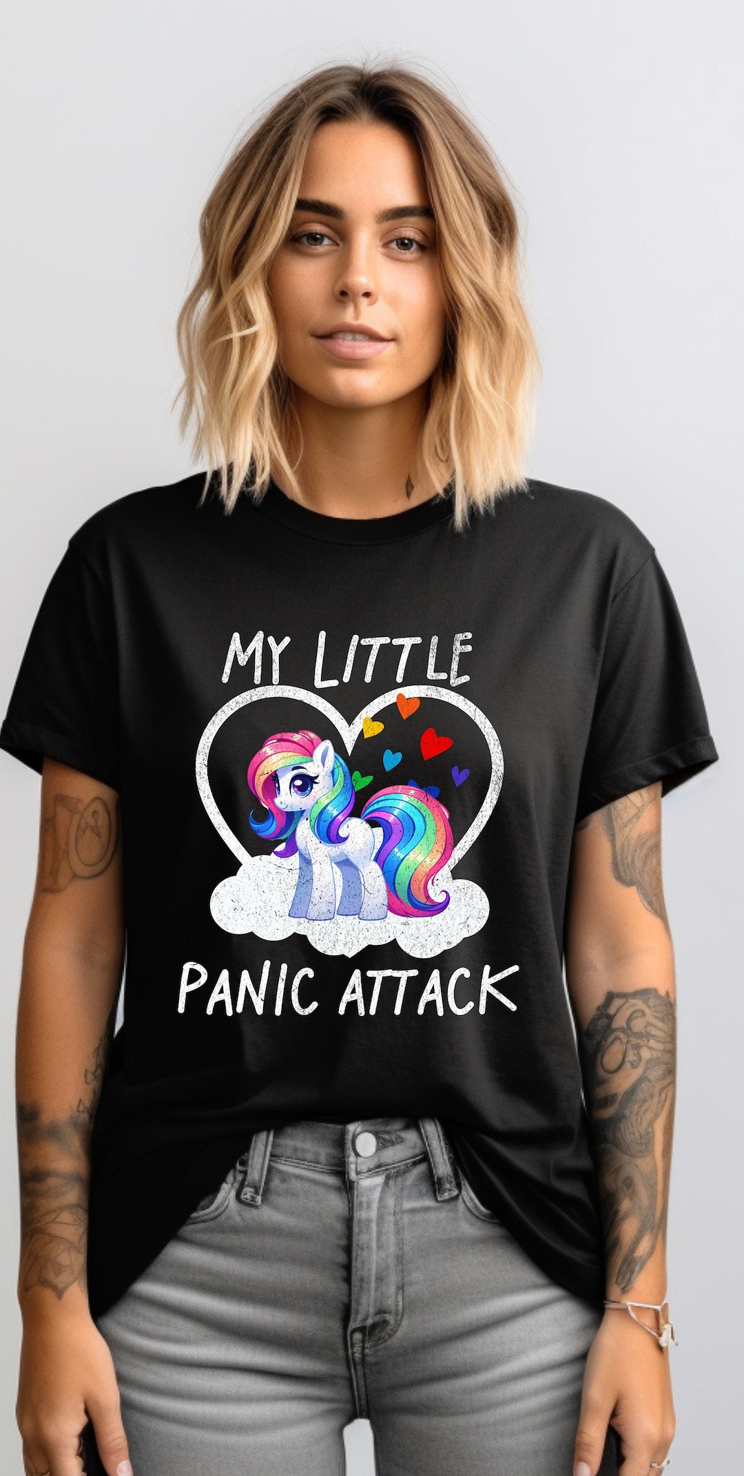 My Little Panic Attack Shirt, Funny Tshirt, Introvert T-shirt ...