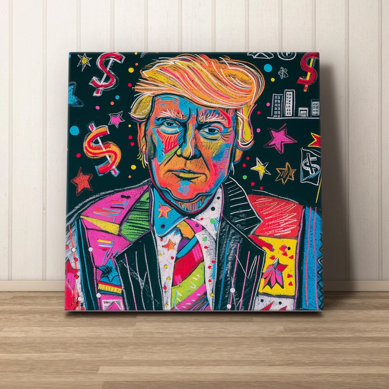 Trump Canvas Wall Art - Etsy
