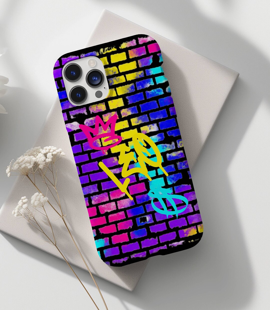 Leo Graffiti Wall Art Magsafe iPhone Case, Zodiac Sign Phone Cover ...