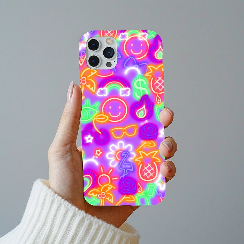 Neon Orange iPhone Case - Etsy