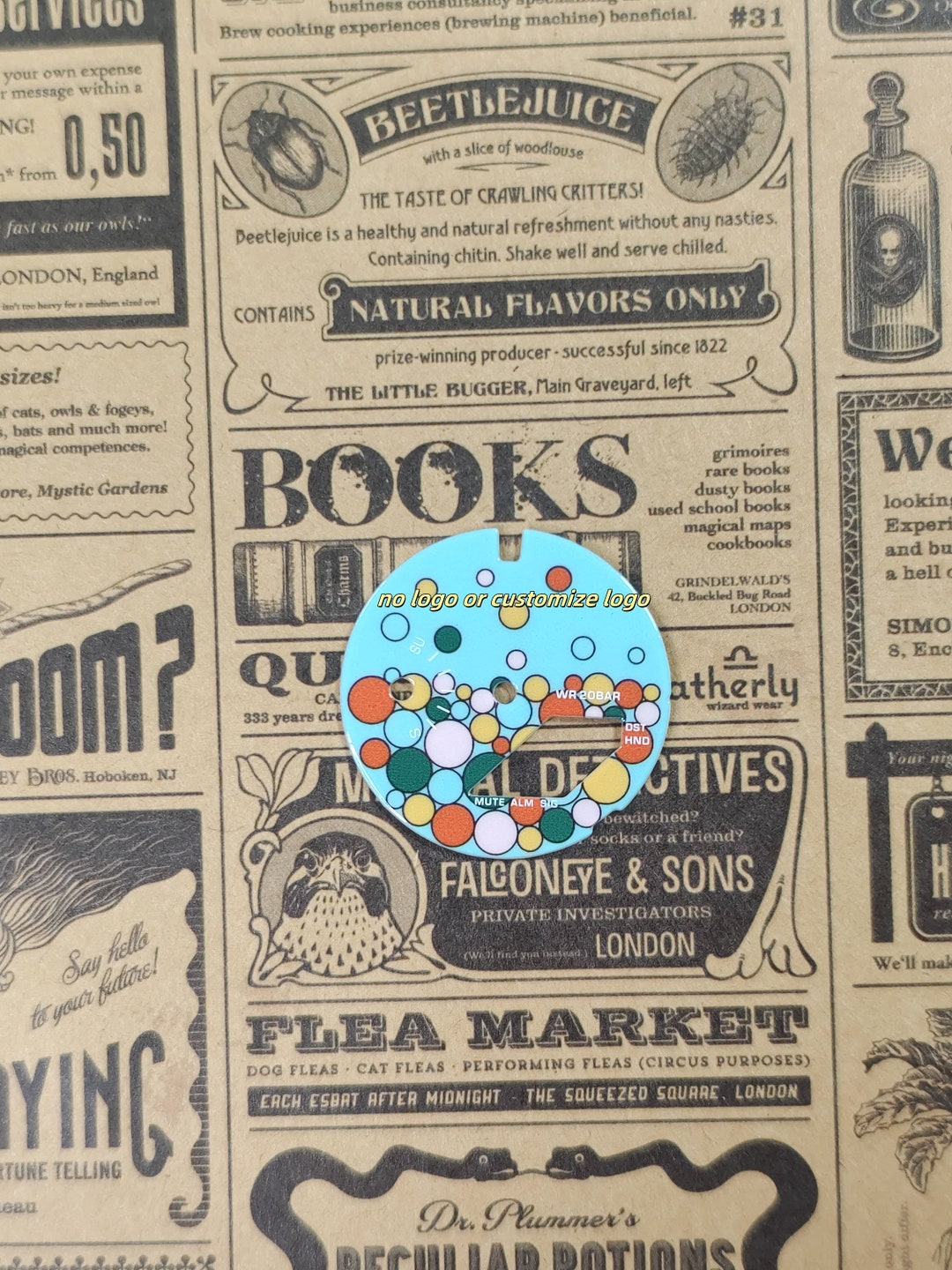 No Logo Dial Face Tiffany Sunflower Waffle Grid Casioak Mod Kits 44mm ...