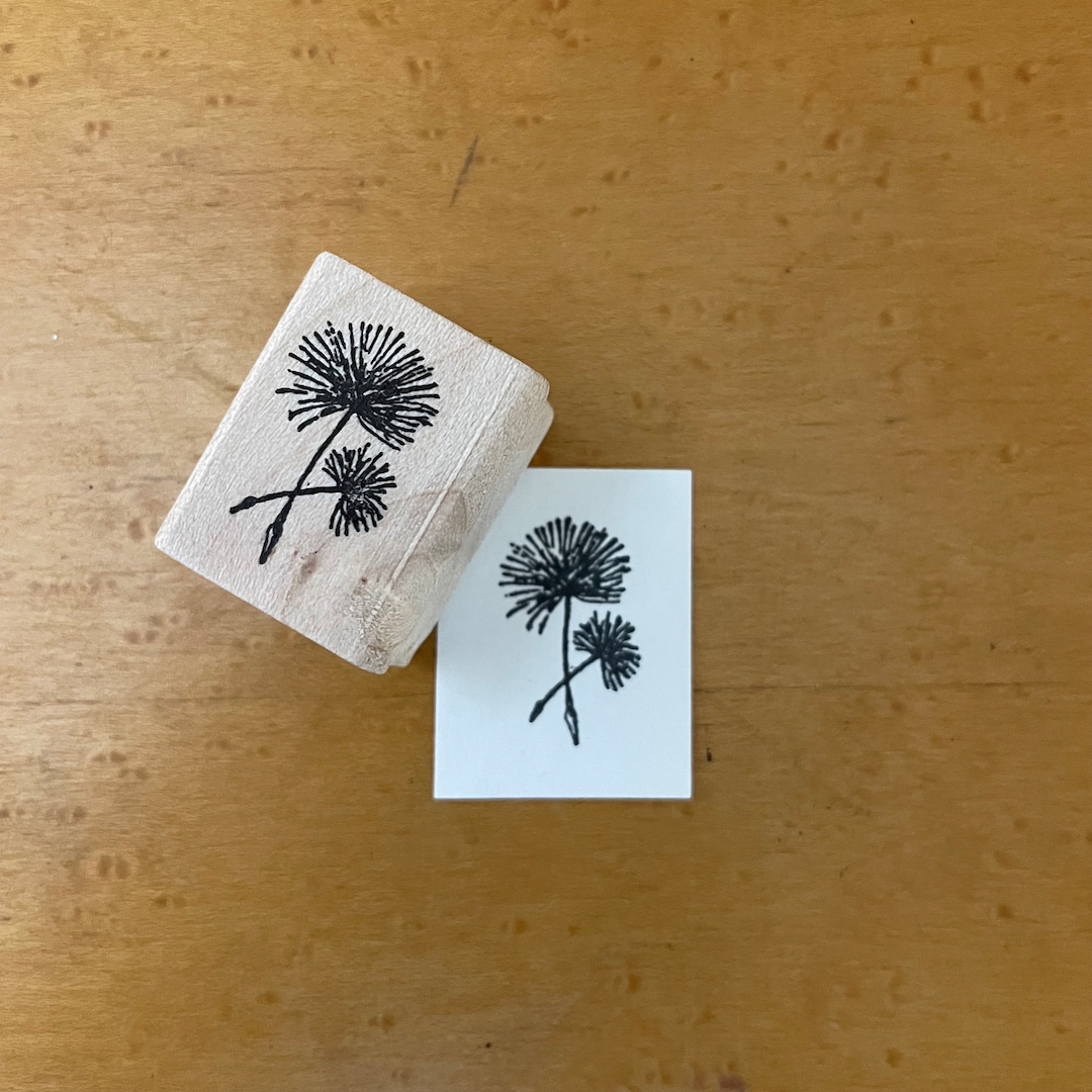 Small Dandelion Seed (S) Rubber Stamp, Dandelion Stamp, Journal and ...