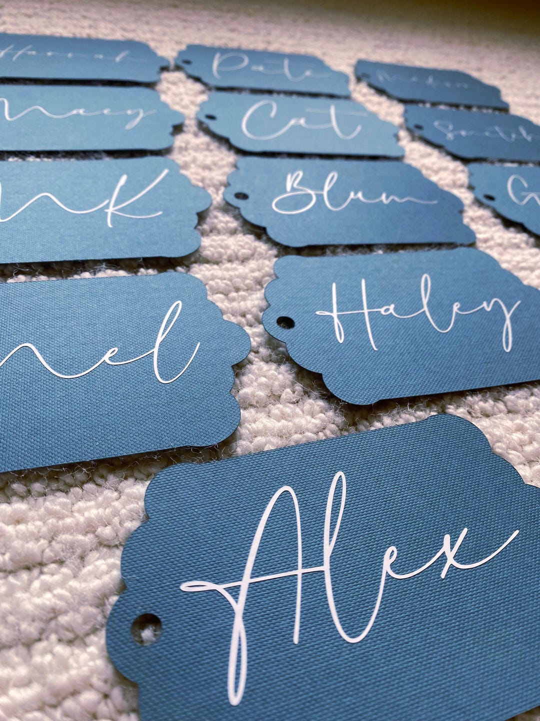 Wedding Name Tags - Personalized Bridesmaids Name Tag, Wedding Guest ...