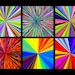 20 Starburst Backgrounds, Psychedelic Digital Papers, Sunburst Pattern ...