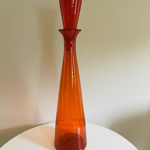 Rare Blenko Glass Decanter - Etsy
