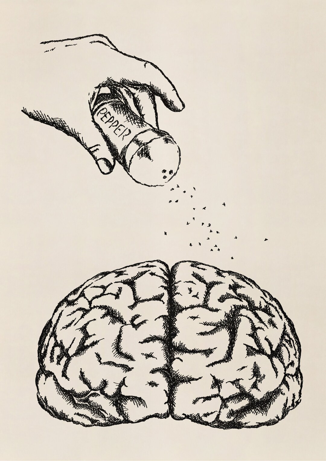 Mindful Brain Coloring Printable, Digital Coloring Sheet, Neurology ...